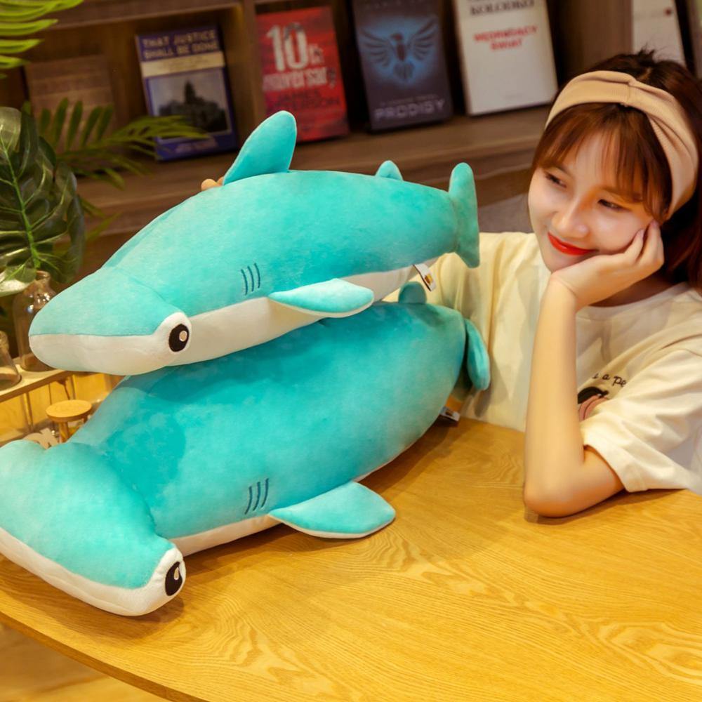 Shark Plushie: Friendly Shark Stuffed Animal Kawaii Plush Toy • Cute ...